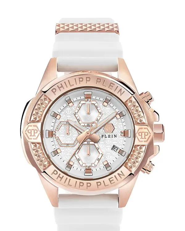 Philipp Plein The $kull Chronograph, 44mm - White/white