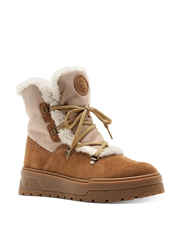 La Canadienne Erika Shearling Lined Boots - Toffee