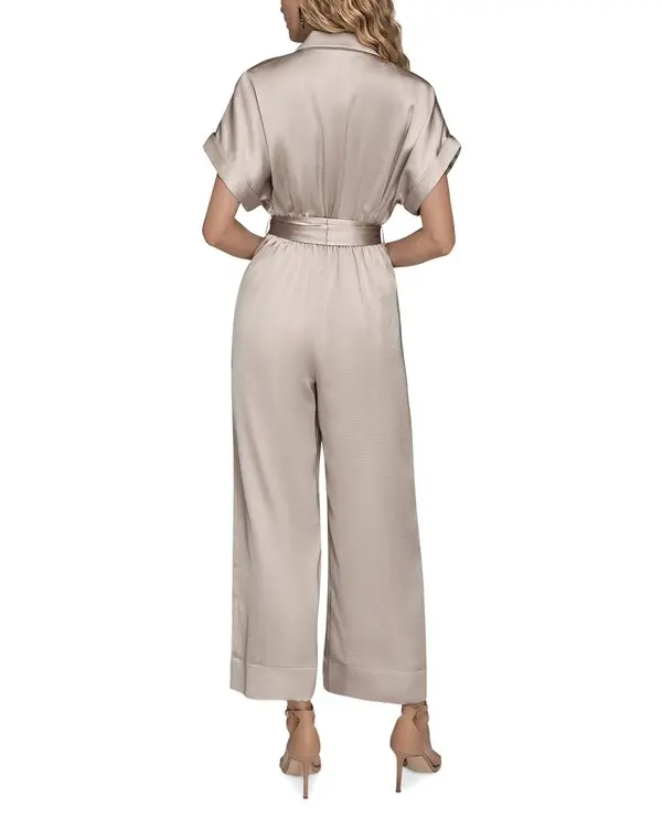 Donna Karan New York Tie Waist Jumpsuit