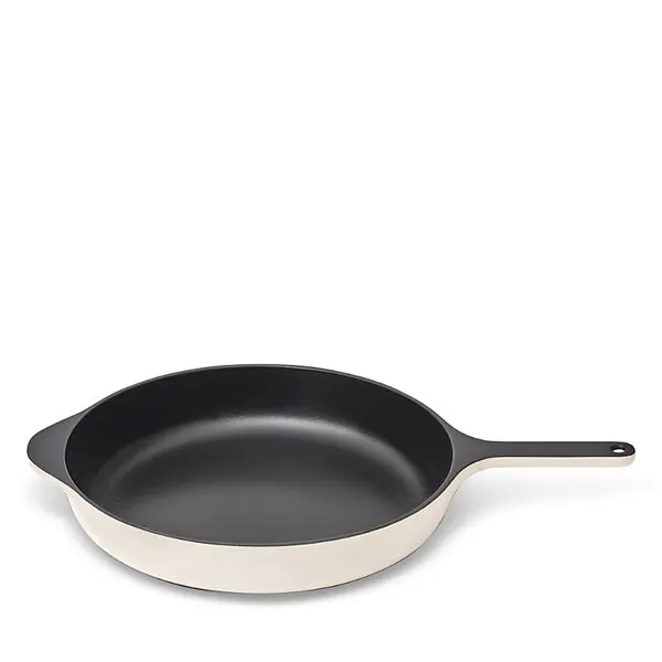 CARAWAY 12 Enameled Cast Iron Skillet - Cream