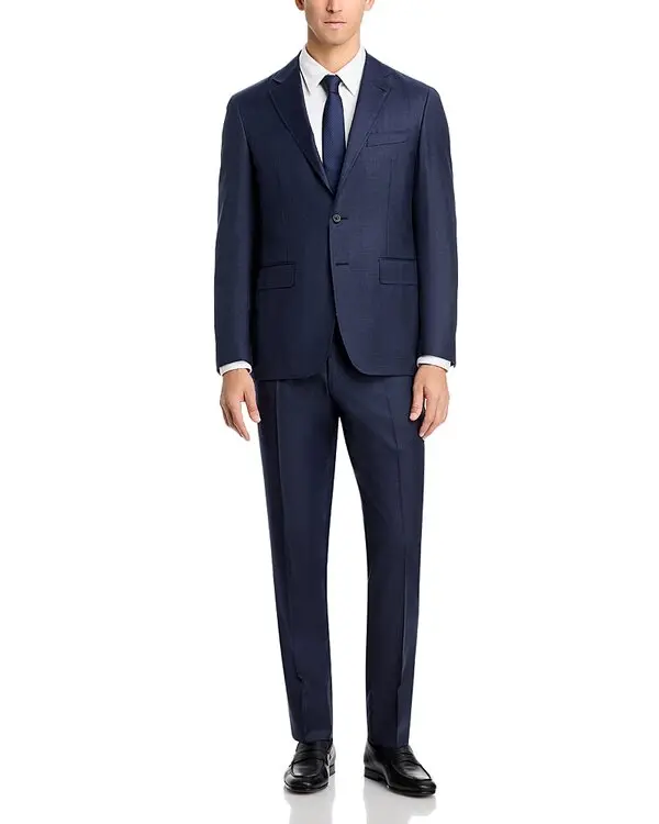 Canali Kei Micro Check Trim Fit Suit