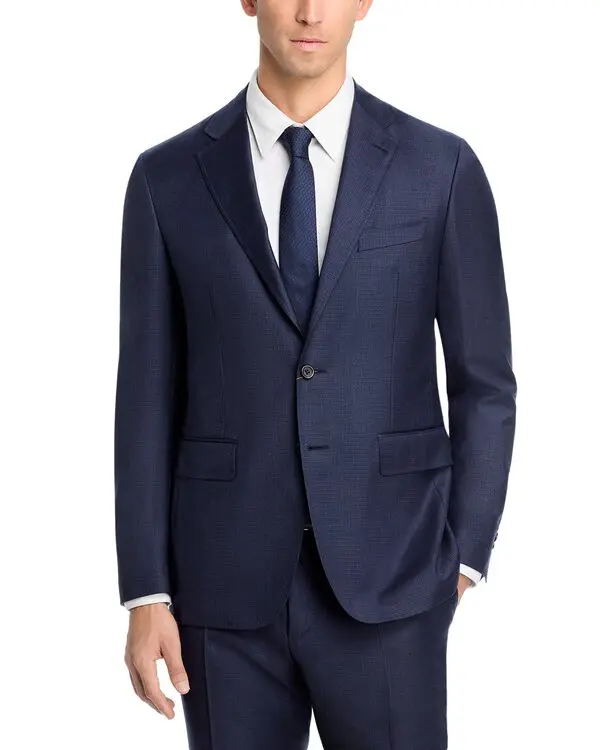 Canali Kei Micro Check Trim Fit Suit
