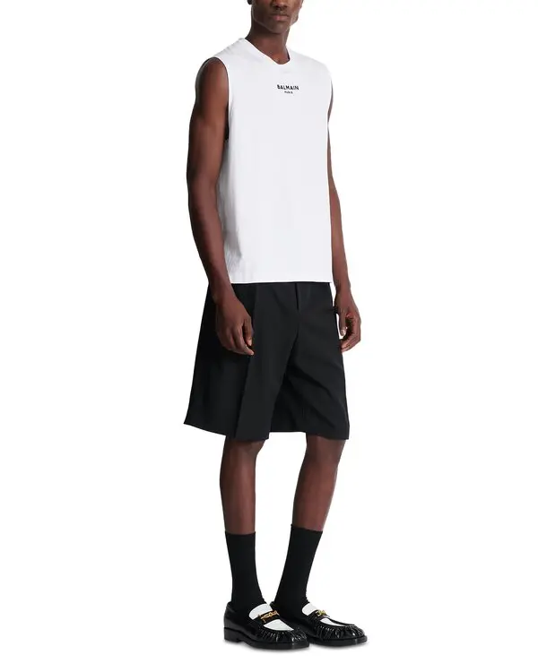Balmain Crewneck Logo Tank