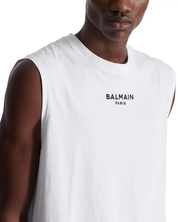 Balmain Crewneck Logo Tank