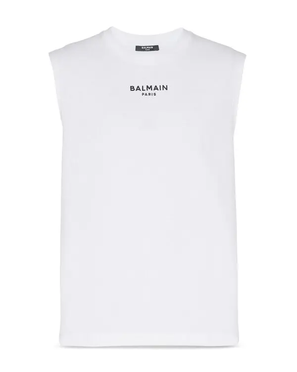 Balmain Crewneck Logo Tank