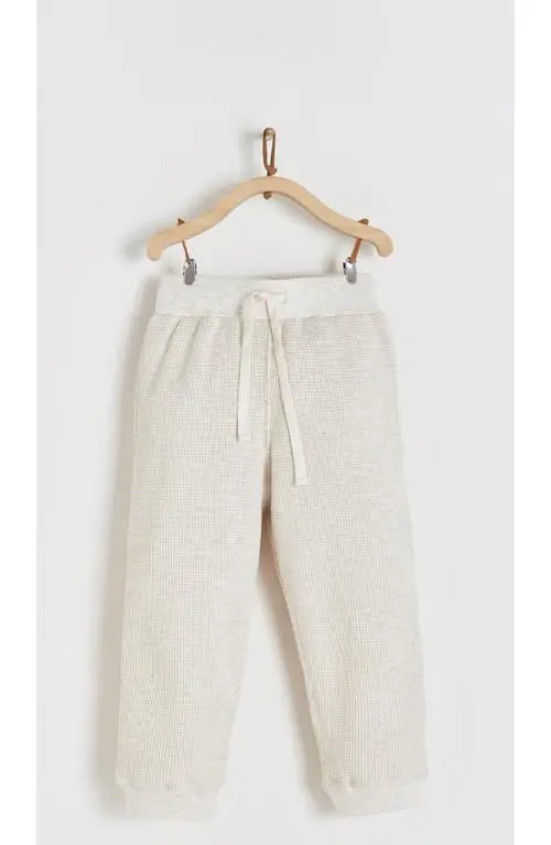 BABYCOTTONS Pima Cotton Waffle Knit Pants - Beige