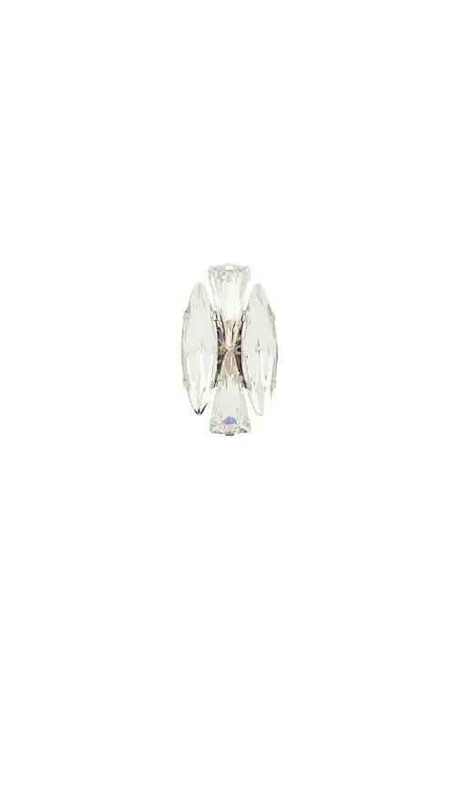 ANTON HEUNIS Gem Cluster Ring - Crystal & Silver
