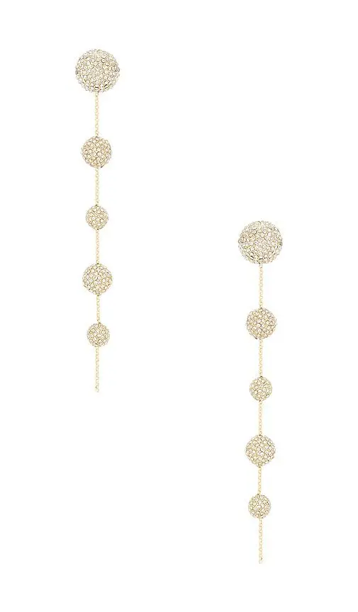 Baublebar Pave Blair Drop Earrings - Clear