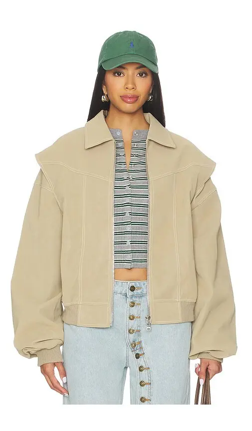 Lioness Vista Bomber Jacket - Latte