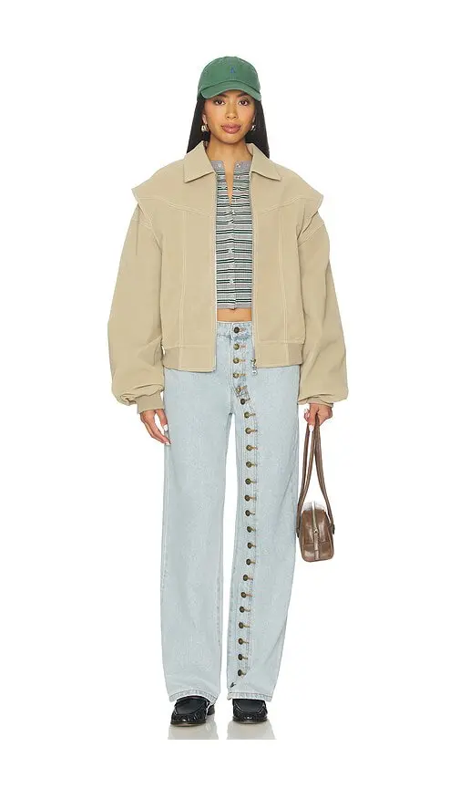 Lioness Vista Bomber Jacket - Latte