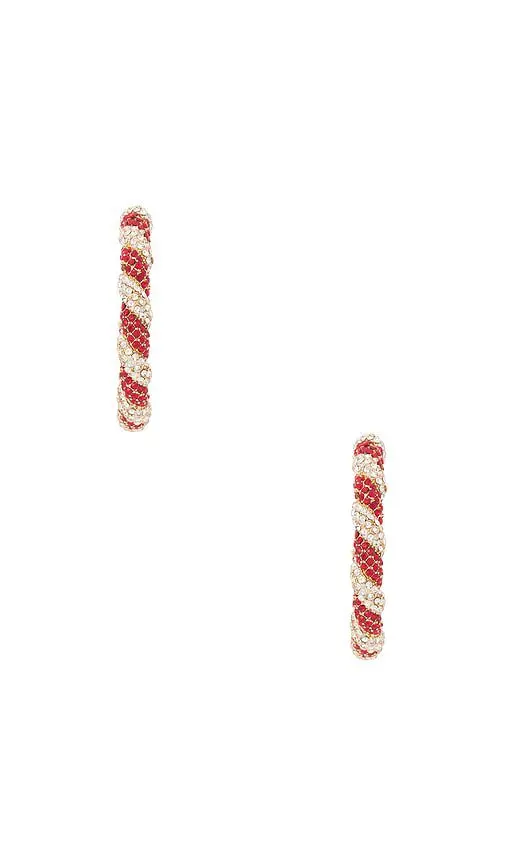 Baublebar Peppermint Hoop Earrings