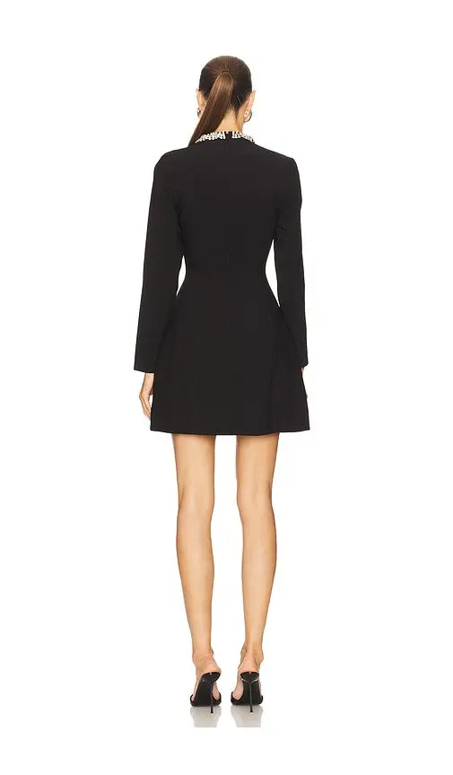 Bardot Delphi Long Sleeve Mini Dress In Black - 6% Off | Editorialist