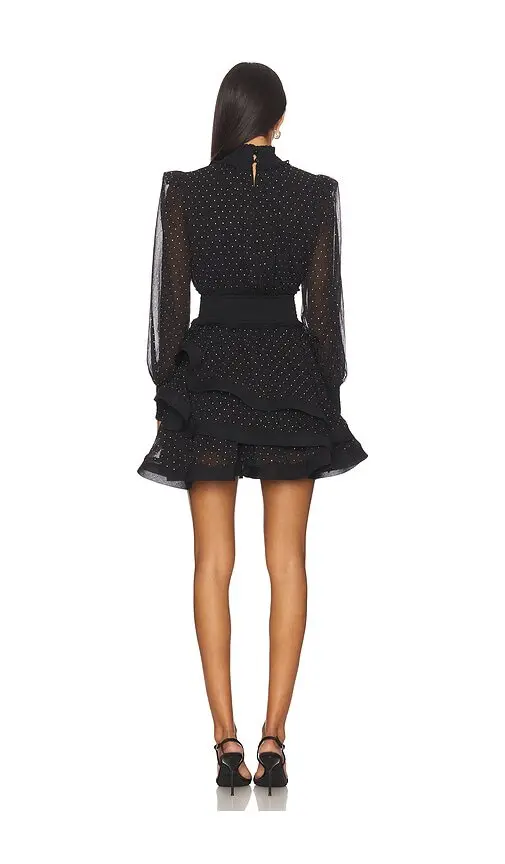 ELLIATT Moss Mini Dress With Diamond Embellishments