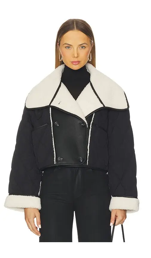 Blanknyc Cropped Faux Leather Jacket