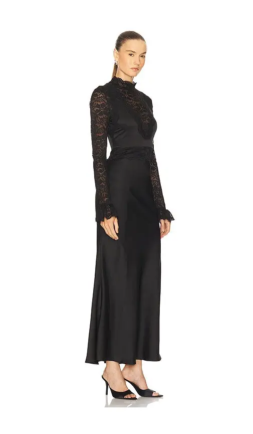 ELLIATT Margot Long Sleeve Gown - Black