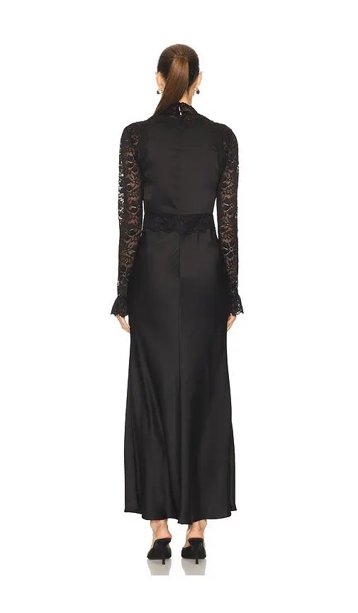 ELLIATT Margot Long Sleeve Gown - Black