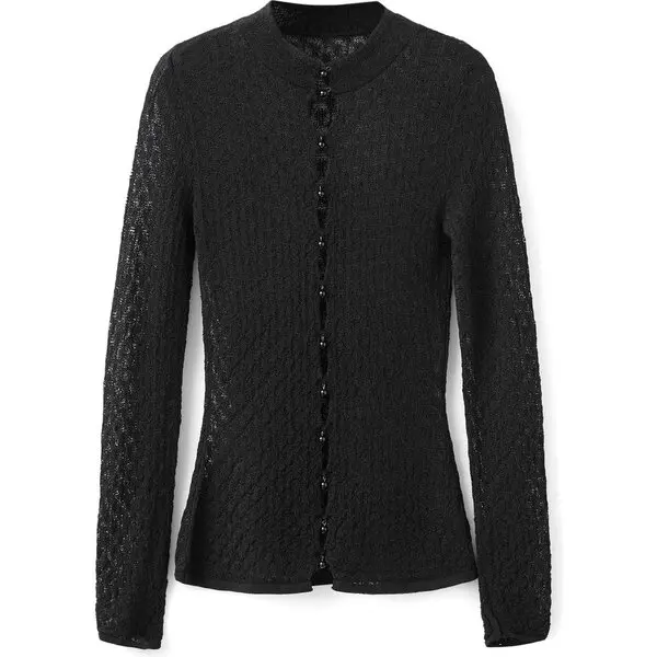 Mango Openwork Cardigan