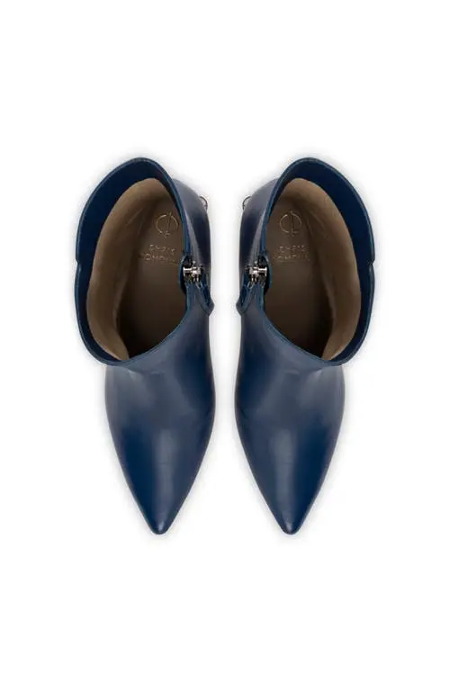 CHRIS DONOVAN Leaf Mid-calf Boots - Blue