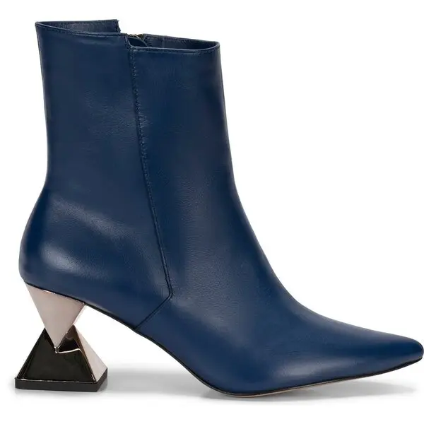 CHRIS DONOVAN Leaf Mid-calf Boots - Blue