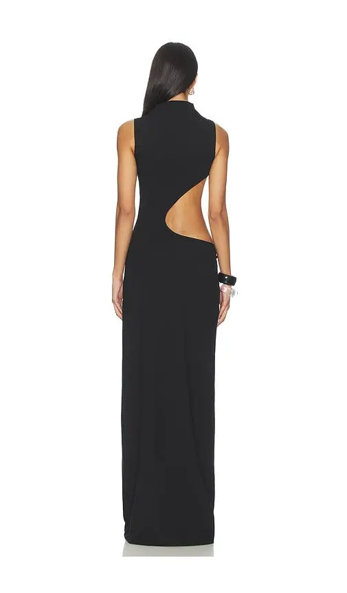 CHA THE LABEL Cut Out Maxi Dress