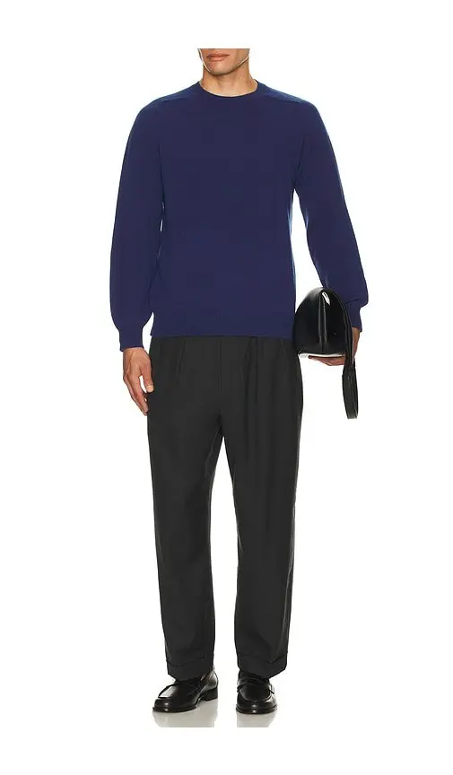 BEAMS Crew Neck 9g Wool Sweater