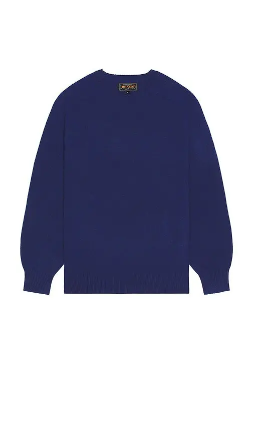 BEAMS Crew Neck 9g Wool Sweater