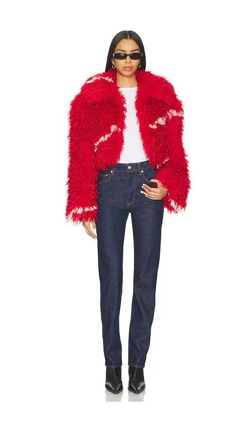 JAKKE Spun Faux Fur Jacket