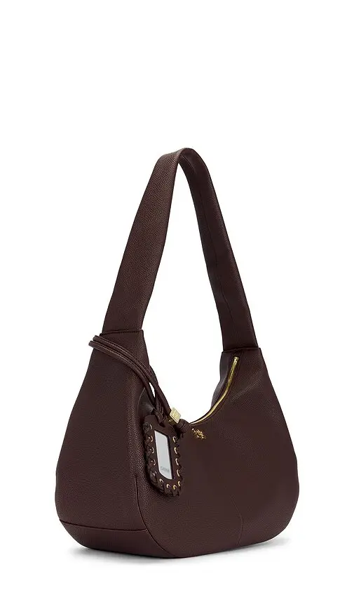 GANNI Grained Medium Hobo Bag
