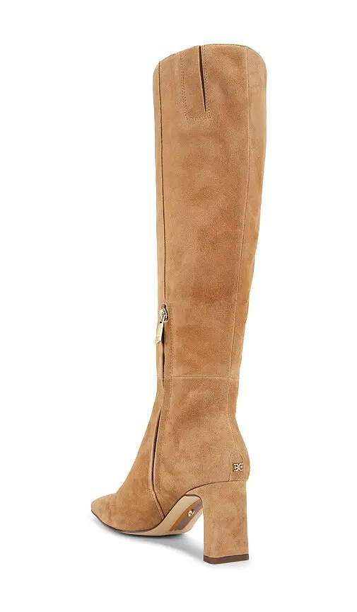 Sam Edelman Sylvia Suede Boots - Tan