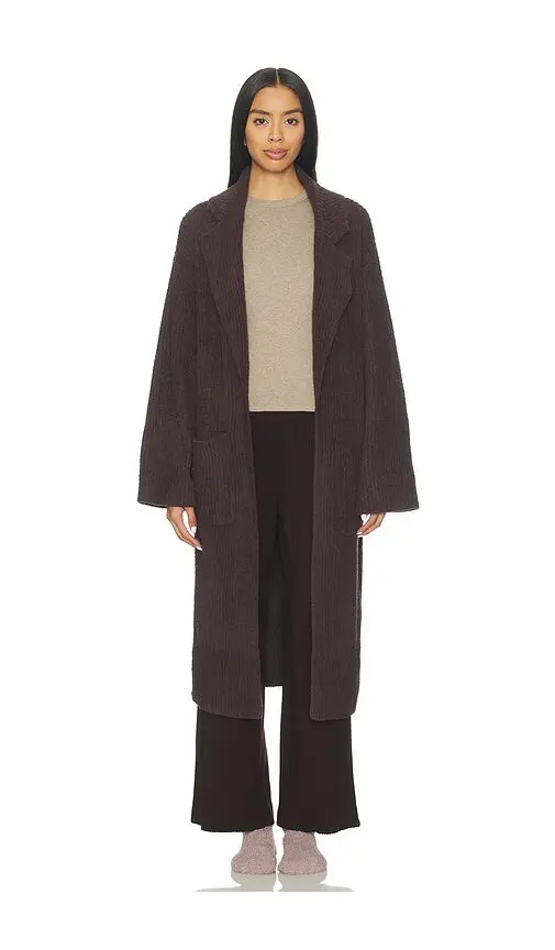 Barefoot Dreams Cozychic Cotton Rib Long Coat