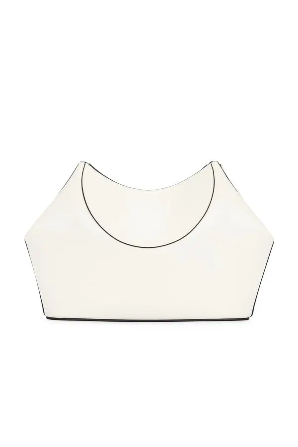 Givenchy Facet Clutch - Ivory