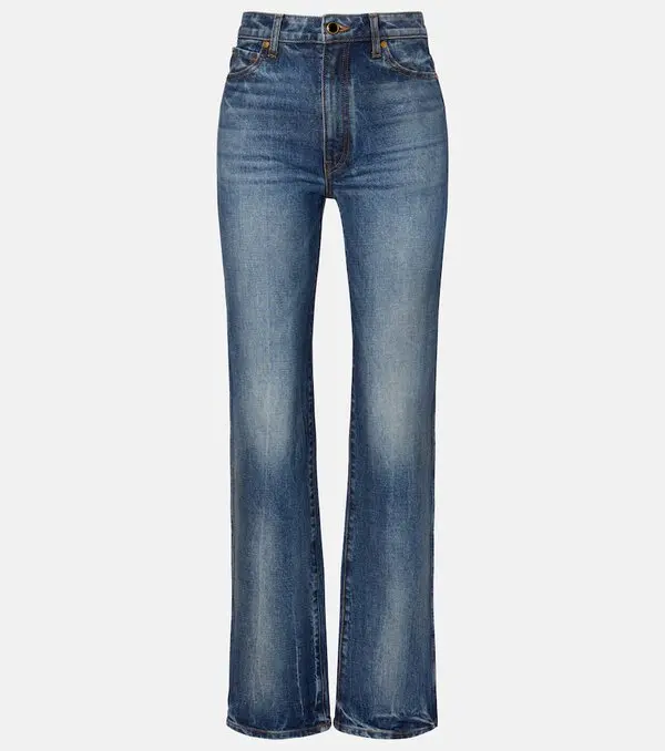 Khaite Danielle High-rise Straight Jeans