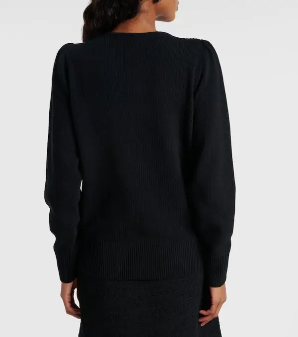 Valentino Garavani Bow-detail Virgin Wool Sweater
