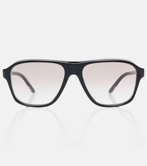 Khaite X Oliver Peoples 1978rx Oversized Sunglasses - Black