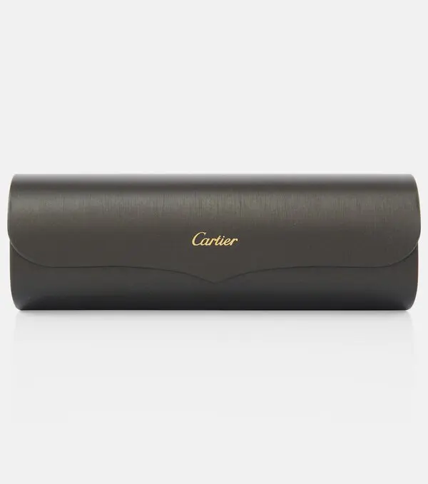 Cartier Clash De Rectangular Sunglasses - Gold