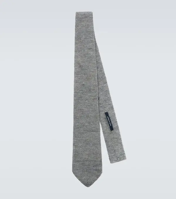 Thom Sweeney Knitted Linen Tie