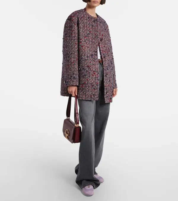 Gucci Shift Suede-trimmed Sneakers