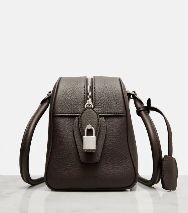 THE ROW E/w India Leather Shoulder Bag - Brown