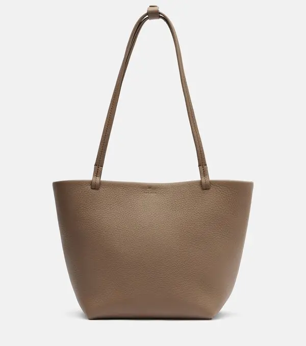 THE ROW Park Medium Leather Tote Bag - Beige