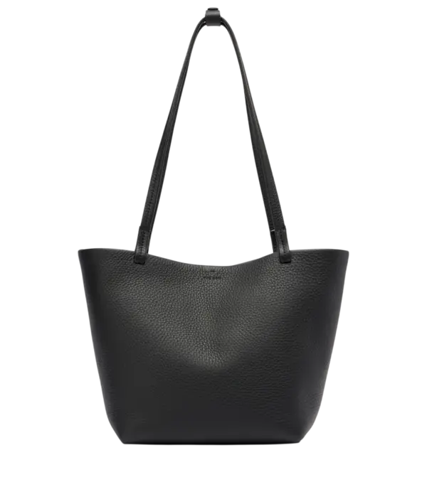 THE ROW Park Medium Leather Tote Bag - Black