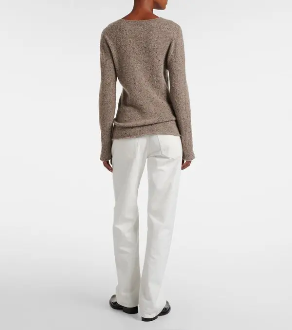 THE ROW Maira Cashmere Sweater - Brown