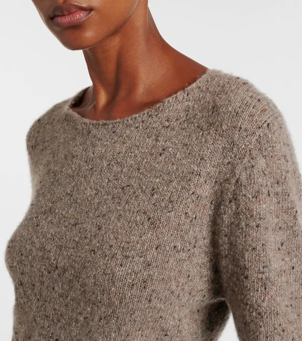 THE ROW Maira Cashmere Sweater - Brown