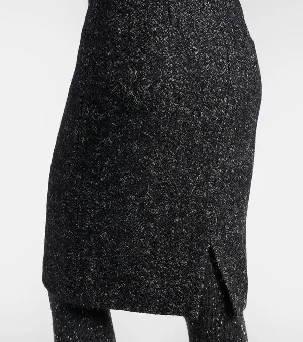 THE ROW Malva Wool Midi Skirt