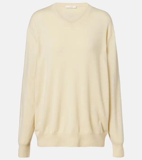 THE ROW Migeia Cashmere Sweater - Yellow