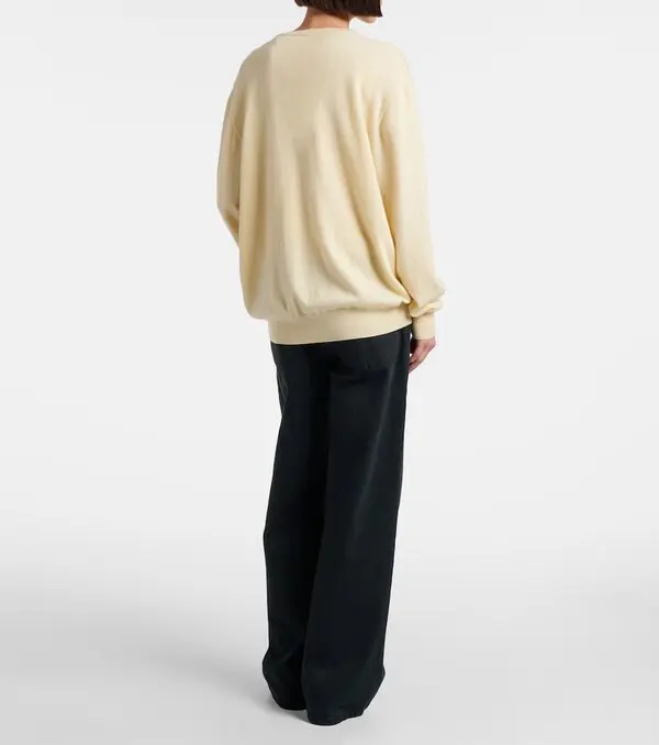 THE ROW Migeia Cashmere Sweater - Yellow