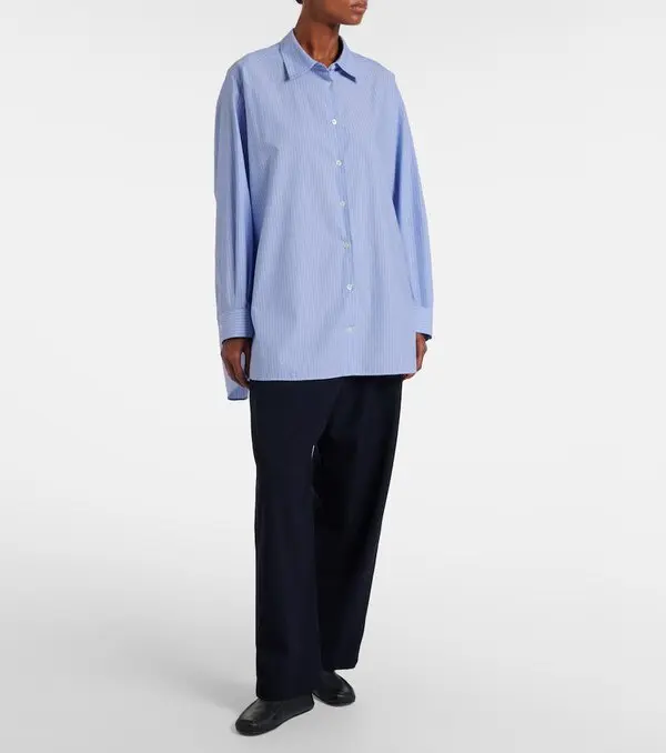 THE ROW Orieno Wool Gabardine Pants