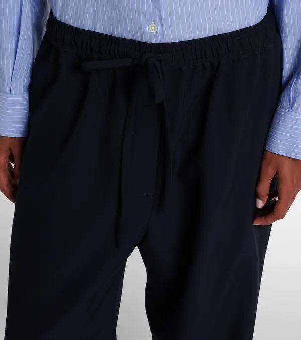 THE ROW Orieno Wool Gabardine Pants