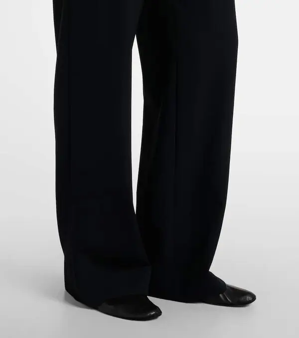 THE ROW Roger Wool Gabardine Pants