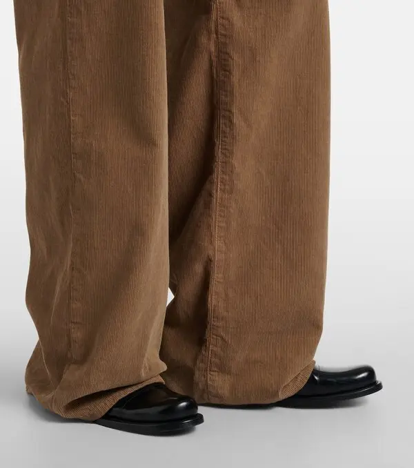 THE ROW Eglitta Low-rise Corduroy Wide-leg Pants