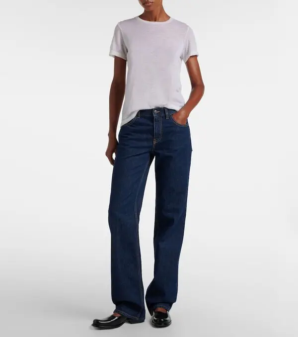 THE ROW Carlyl Mid-rise Straight Jeans